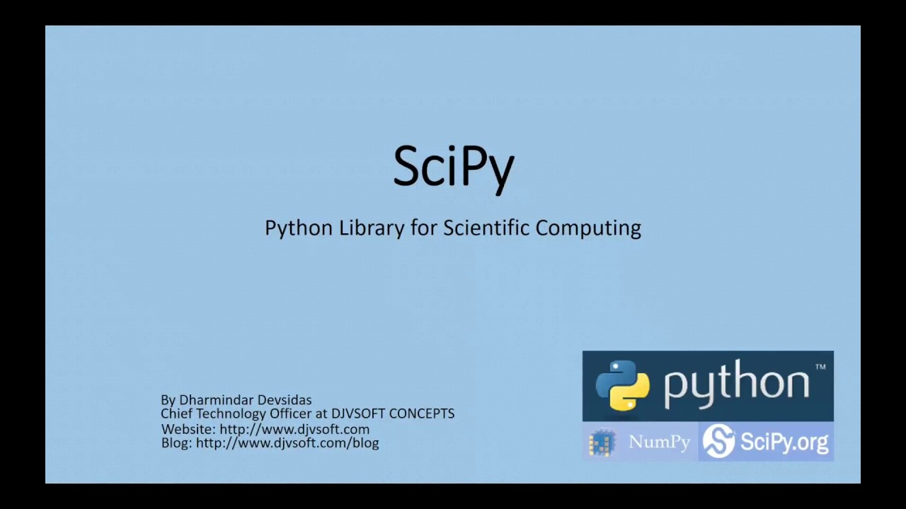 Python Scientific Programming - SciPy Basic Interpolation