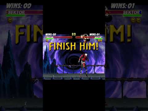 UMK3 Sektor Mercy Slide Fatality Glitch #umk3 #mortalkombat #glitch #retrogaming #retro #funny #lol