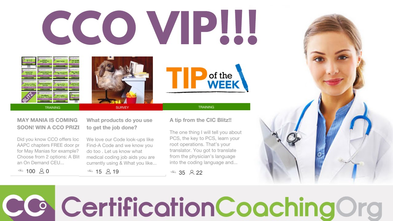CCO VIP Medical Coding Program - Earn Rewards for FREE!