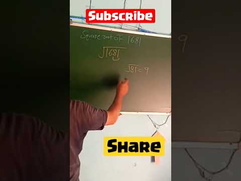 squareroot of 1681 #squareroot #squareroottricks #youtubeshorts #shorts #mathstricks #mathsinhindi