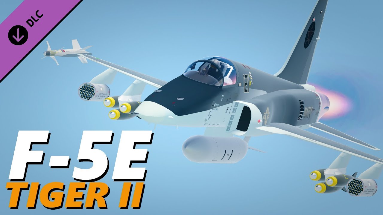 Northrop F-5E-3 Tiger II All interactable function display | SimplePlanes