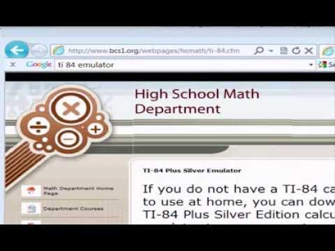How to Download a TI 84 Emulator