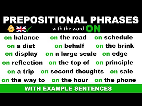 Learn 30 Prepositional Phrases with the word ON in Daily English Conversations