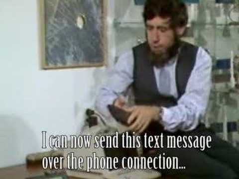 Text messaging in 1985