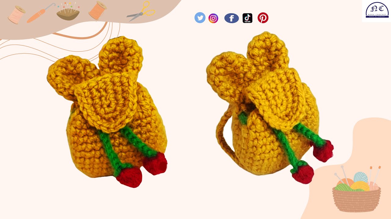 DIY Crochet Mini Backpack Keychain | Easy & Fun Tutorial