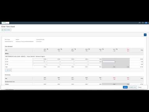 SAP Fieldglass web version