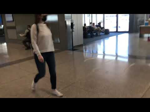 Tour of the Departure area at Chicago O’Hare international Airport Terminal 3