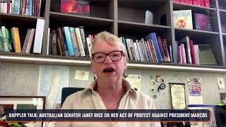 Rappler Talk: Australian senator Janet Rice on her act of protest vs ...