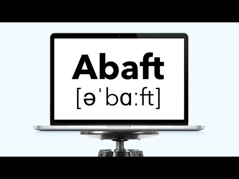 Learn Something About The Word ABAFT