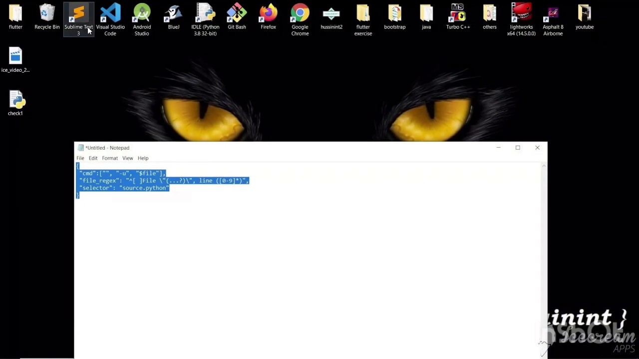 How to set up SUBLIME Text to run Python code
