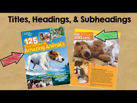 Nonfiction Text Features