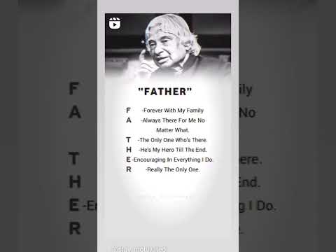 real meaning of father/one subscribe for motivation