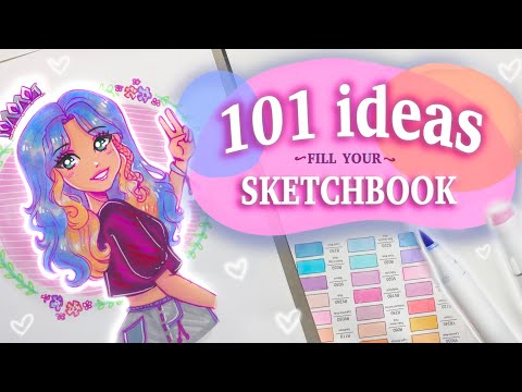 โ
101 ideas to fill your sketchbook โ