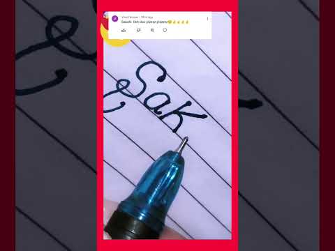 Sakshi name handwriting practice in English || Study purpose #viralshorts #sakshi #shorts