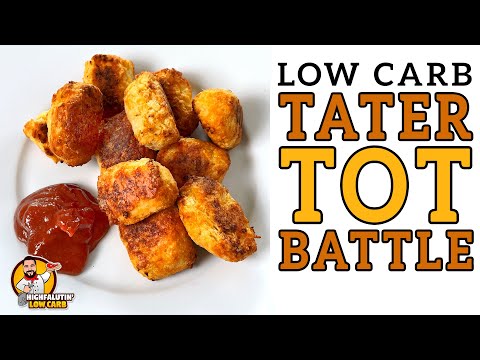 Low Carb "TATER TOT" Battle - The BEST Keto Veggie Tot Recipe!