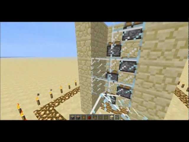 Piston Elevator (up and down) Minecraft Map