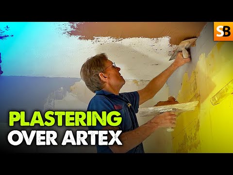 Plastering Over Artex DIY