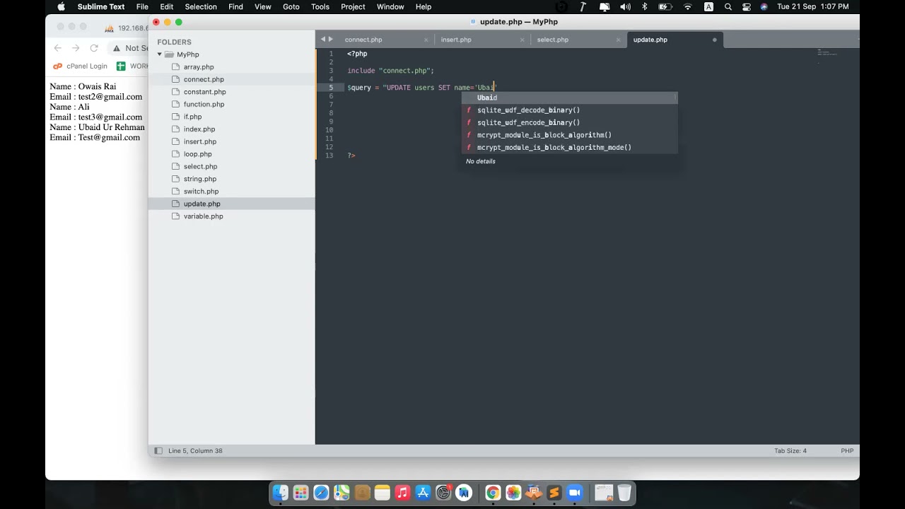 SQL Update Query with PHP | Do What I Do | Programming