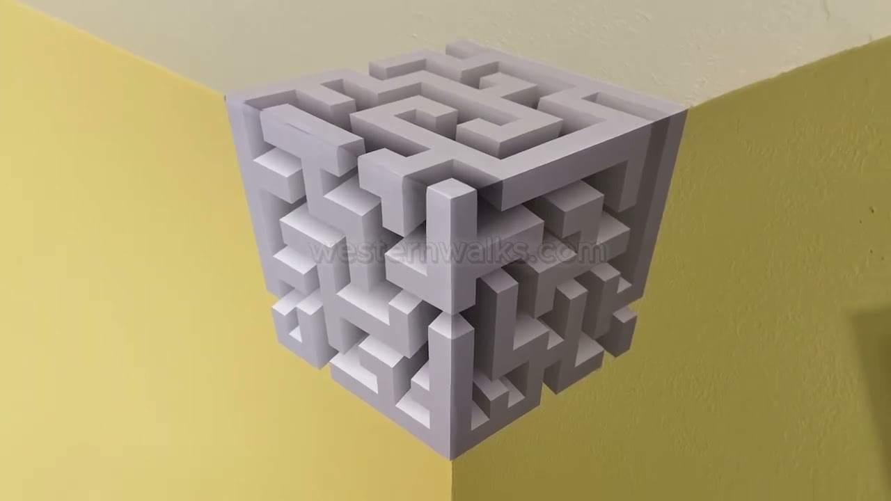Impossible Corners – 3D Wall Art That Reshapes Reality