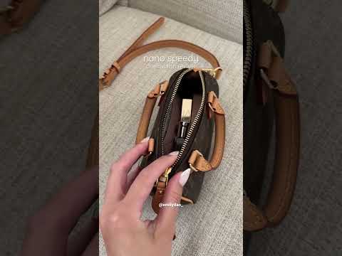 louis vuitton nano speedy one month review #shorts