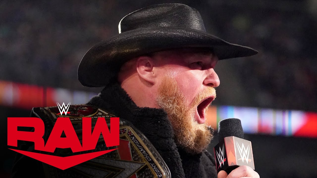 Brock Lesnar can't wait to get his hands on Roman Reigns at WrestleMania: Raw, March 28, 2022