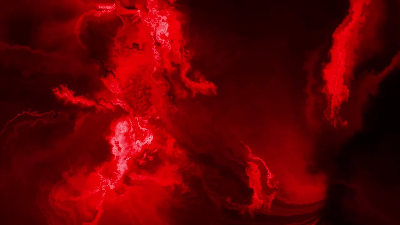 Red Flowing Relaxing Abstract Background 4K | No Sound