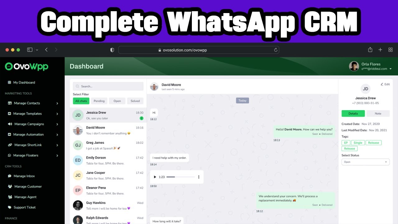 Build Your Own WhatsApp CRM & Bulk Marketing Software