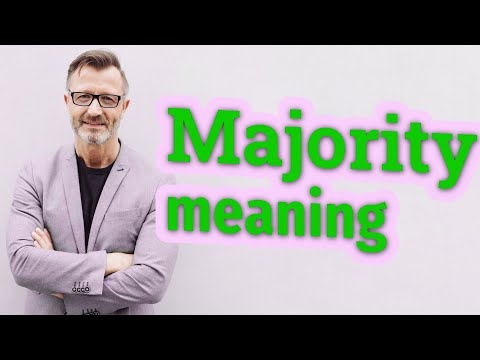 Majority | Meaning of majority