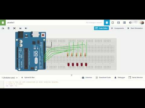 5 Leds iluminados en secuencia con Arduino | scientia et sapientia