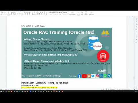Learn Demo Session 1 || RAC Course || RAC Architecture CRD Files - Mind Luster