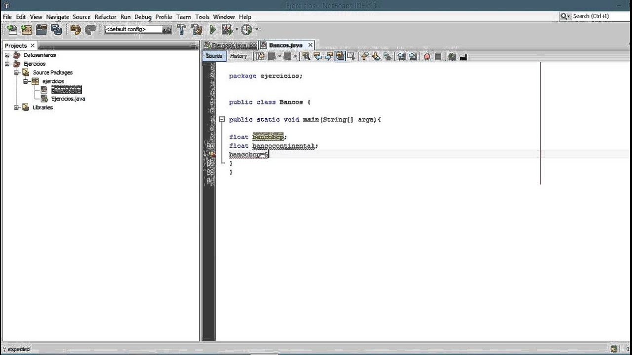 EJERCICIOS SENCILLOS EN JAVA