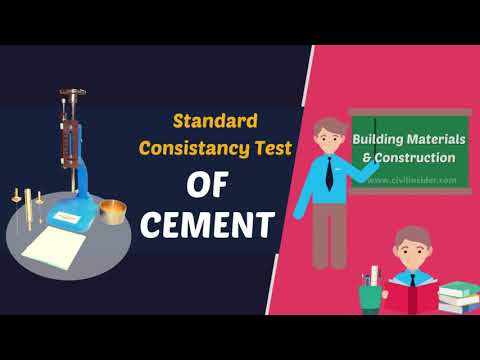 Standard Consistency Test on Cement Video Lecture - Civil Engineering (CE)