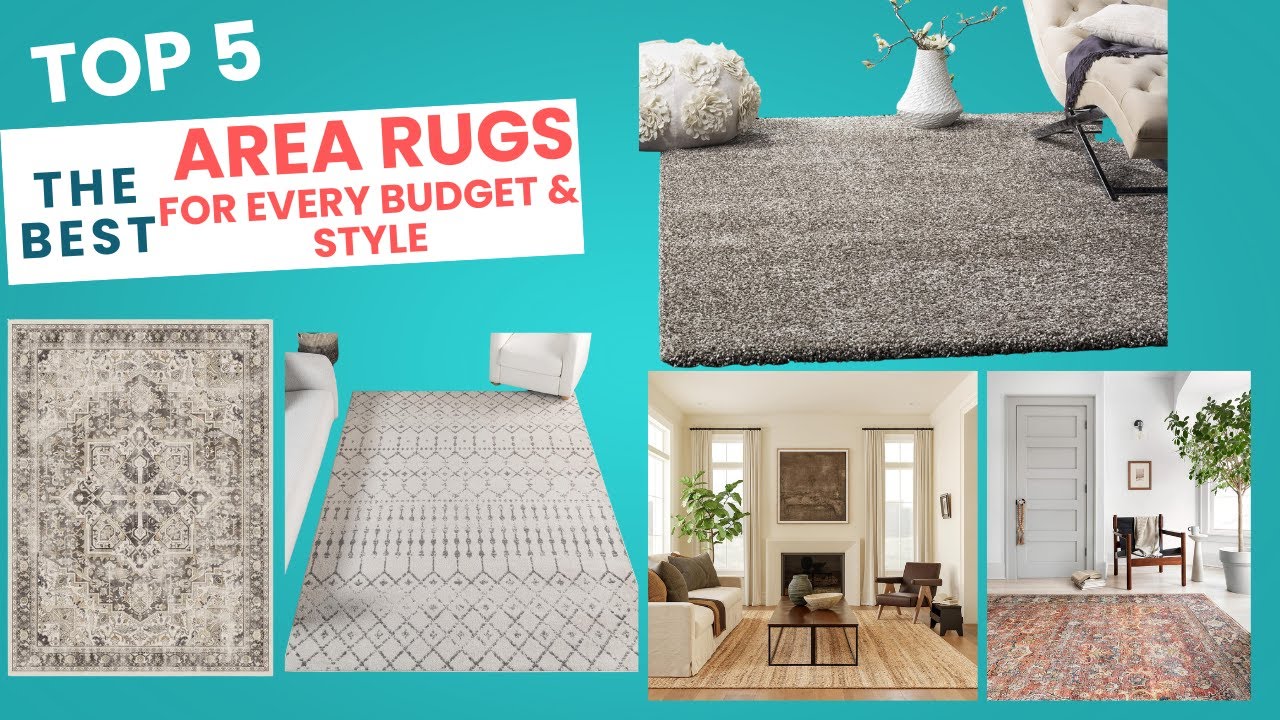 🏠 Top 5 Best Area Rugs 2025 For Every Budget & Style