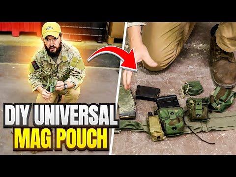 DIY Universal Mag Pouch Mod - Turn Your USGI Grenade Pouch into A MAG POUCH