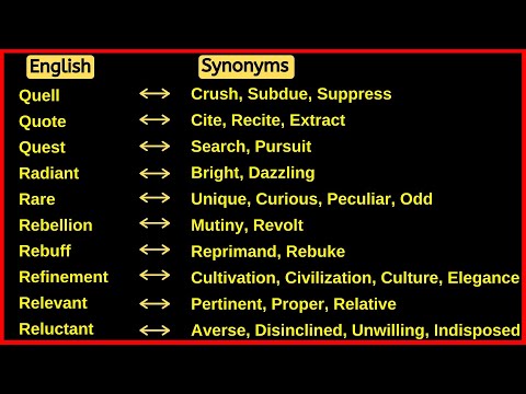 #43 | Unique Synonyms | Odd Synonyms | Synonyms of Unique | Synonyms of Odd | Synonyms Words