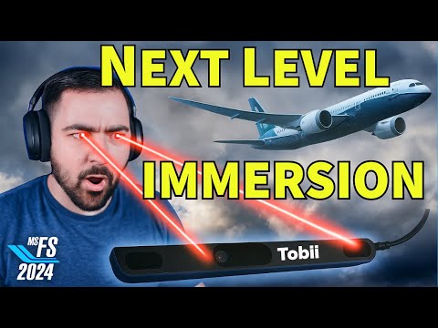 Immersive Flying in MSFS 2024 with Tobii Eye Tracker 5 | Best Head & Eye Tracking Setup!