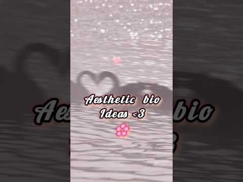 Aesthetic bio ideas for insta 🌸 #shorts #youtubeshorts #trendingshorts