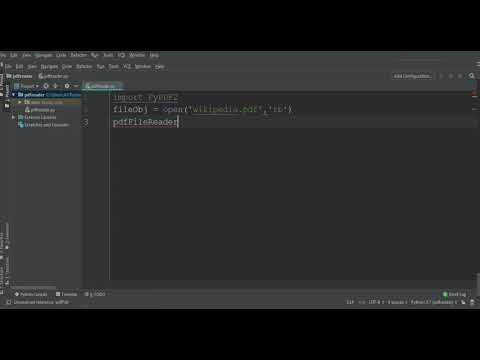 Read PDF Files In Python