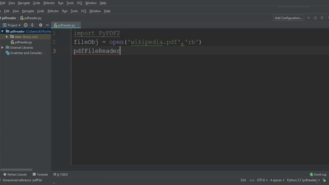 Read PDF Files In Python
