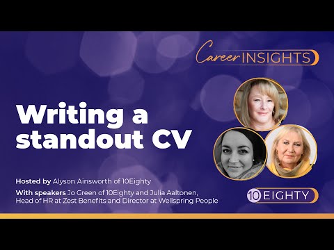 Writing a standout CV