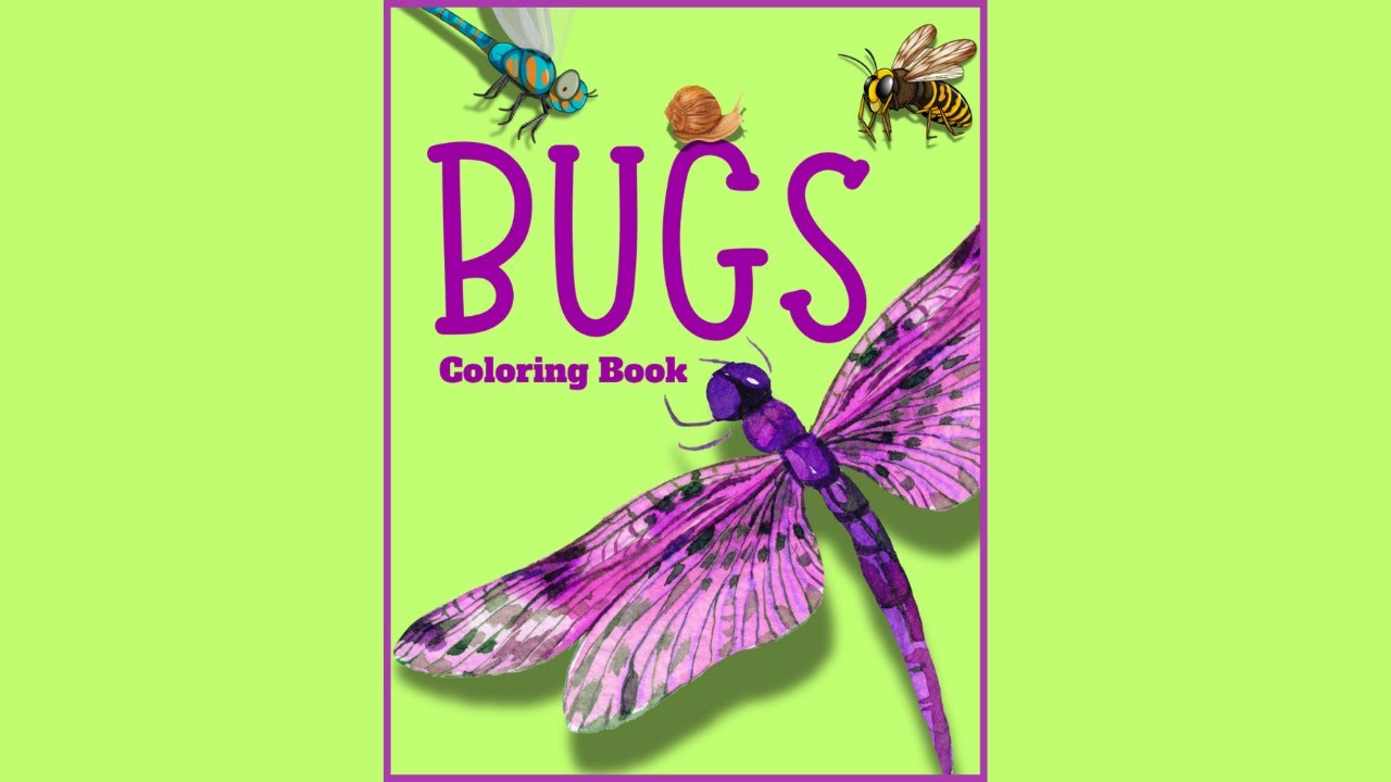 Bugs Coloring Book  #bug #coloringbook #spider #insects