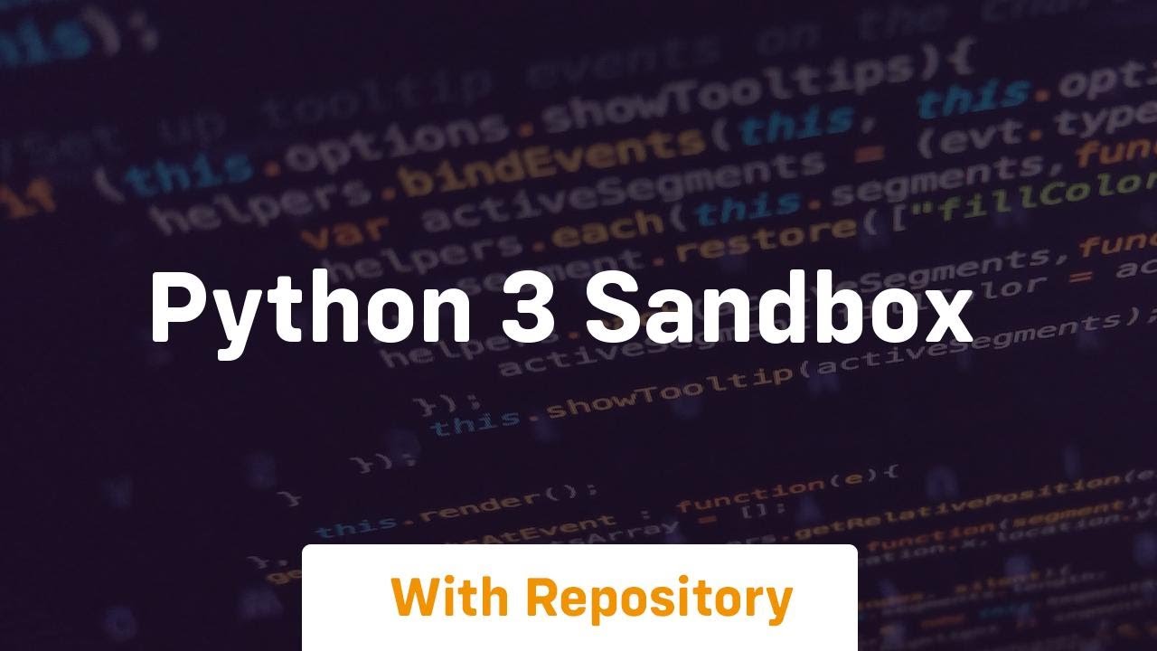 python 3 sandbox