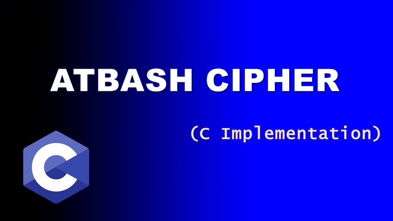 Atbash Cipher (C Implementation)