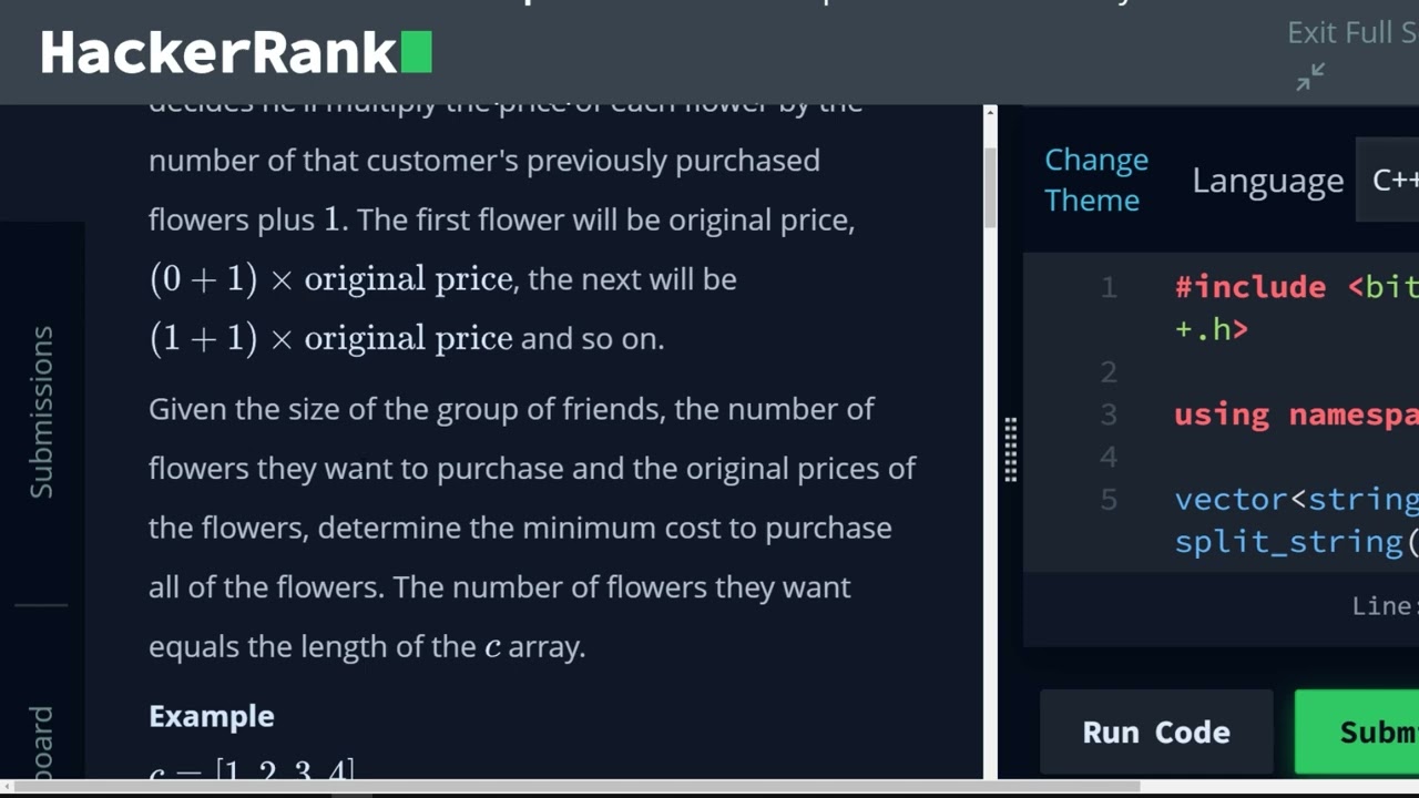 HackerRank Interview Prep: Greedy Florist - Greedy Algorithm Solution