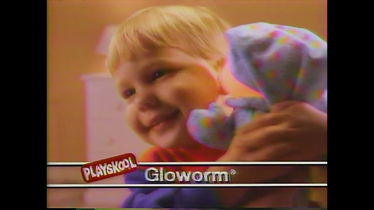 Playskool Glo Worm (TV Commercials / 1990)