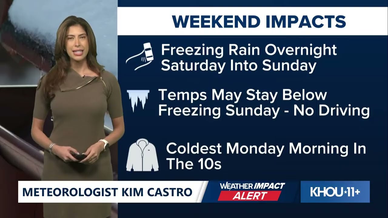 Weather Impact: Kim Castro has latest timing on winter storm headed to Houston area this weekend
