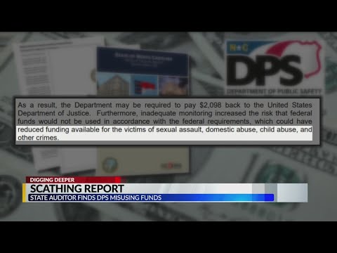 NC auditor again finds issues with Dept. of Public Safety's handling of federal funds