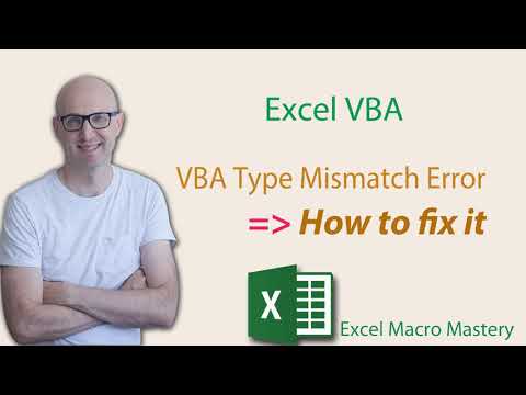 VBA Runtime Error 13 Type Mismatch - A Complete Guide