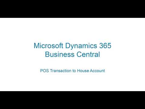 Microsoft Dynamics 365 Business Central Point of Sale Transaction