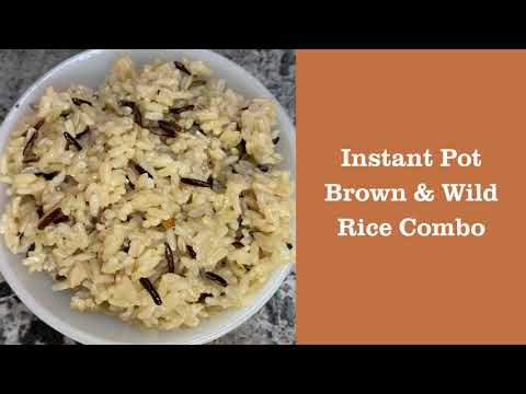 Rooted in Foods: Instant Pot Brown & Wild Rice Blend